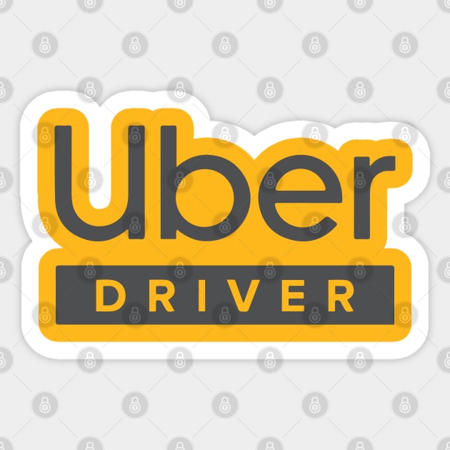 Uber Driver Uber Driver Sticker TeePublic